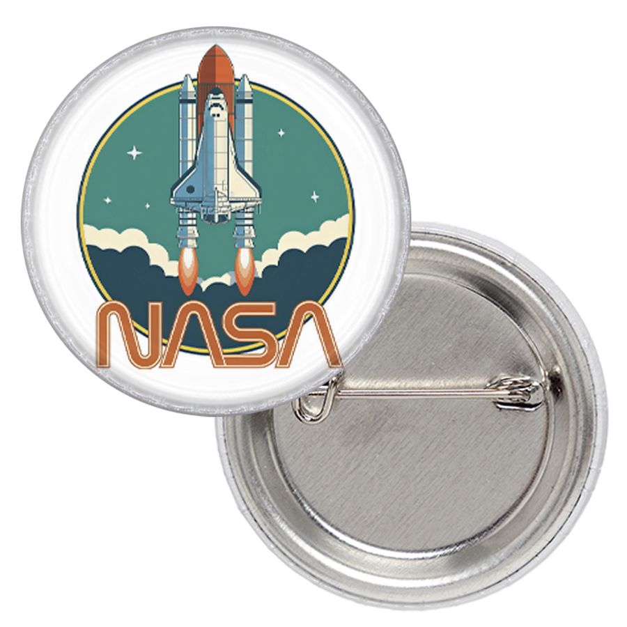 Значок NASA (retro Space Shuttle logo) - купить значок в Киеве, цены в ...