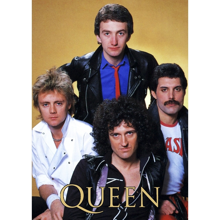 Плакат Queen (yellow background) - купить плакат Queen в Киеве, цены в ...