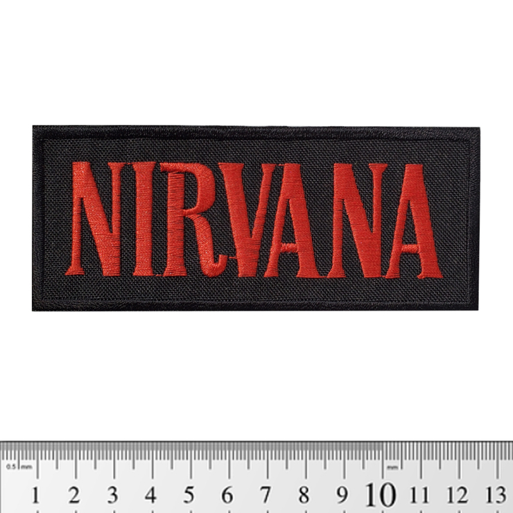 Нашивка Nirvana (red logo) (pt-008) - купить нашивку Nirvana в Киеве ...