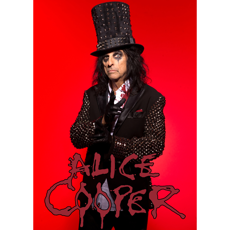 Плакат Alice Cooper (red) - купить плакат Alice Cooper в Киеве, цены в ...