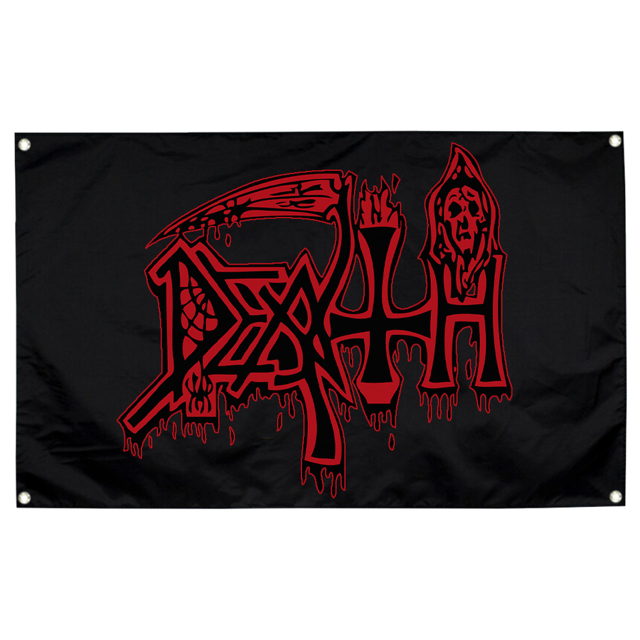 Флаг Death (old logo) sfc-022 - купить Флаг Death в Киеве, цены в Украине - интернет-магазин Rockway