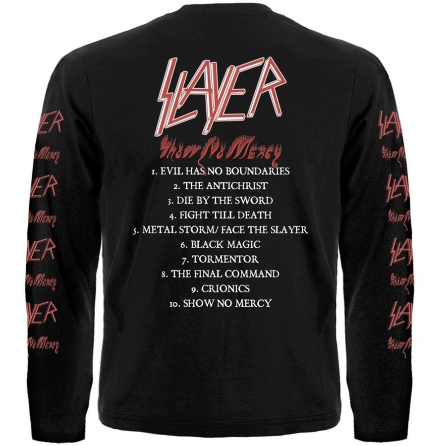 Футболка с длинным рукавом Slayer "Show No Mercy" - купить мужские ...