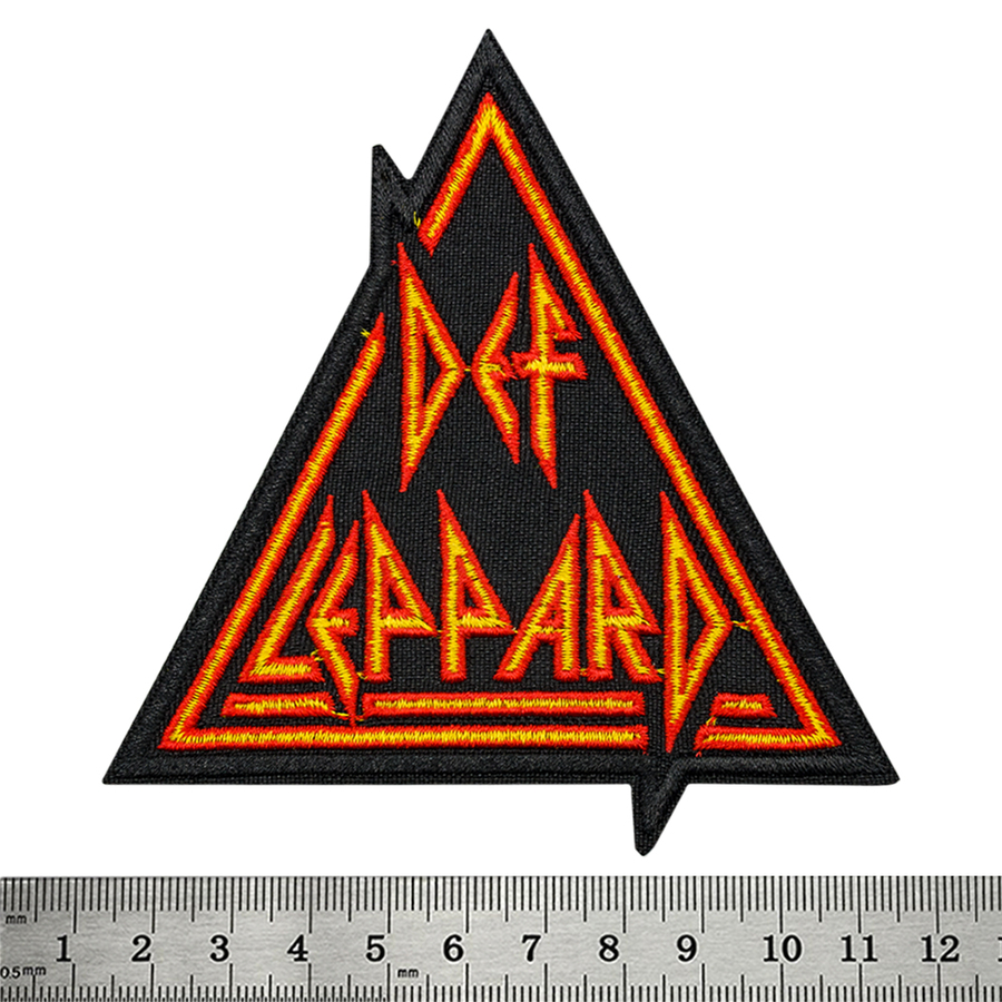 Нашивка Def Leppard (triangular logo) - купить нашивку Def Leppard в ...