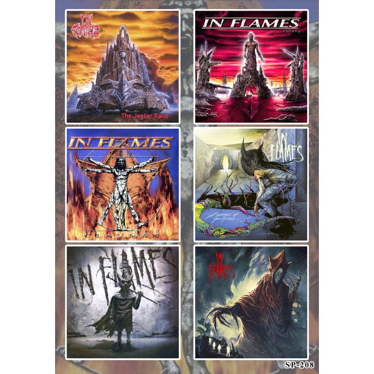 Стикерпак In Flames (album covers) SP-208 - купить стикерпак In Flames в Киеве, цены в Украине ...