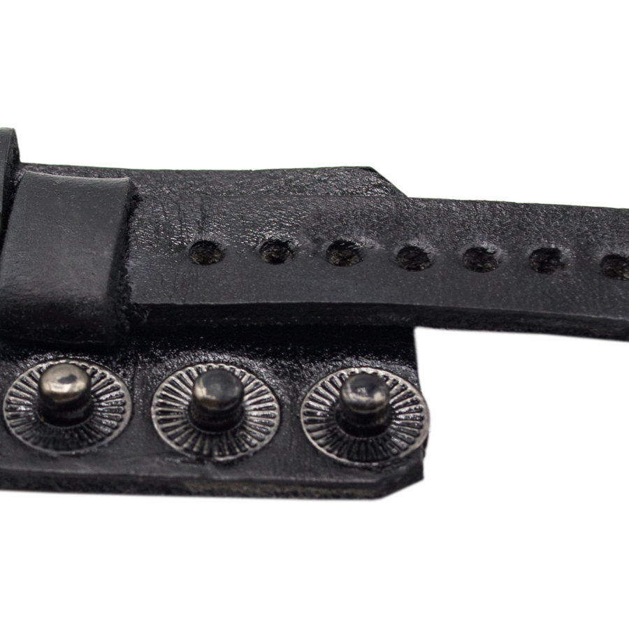 Браслет Стимпанк черный (bsp-9) - купить Кожаные браслеты ручной работы в Киеве, цены в Украине ...