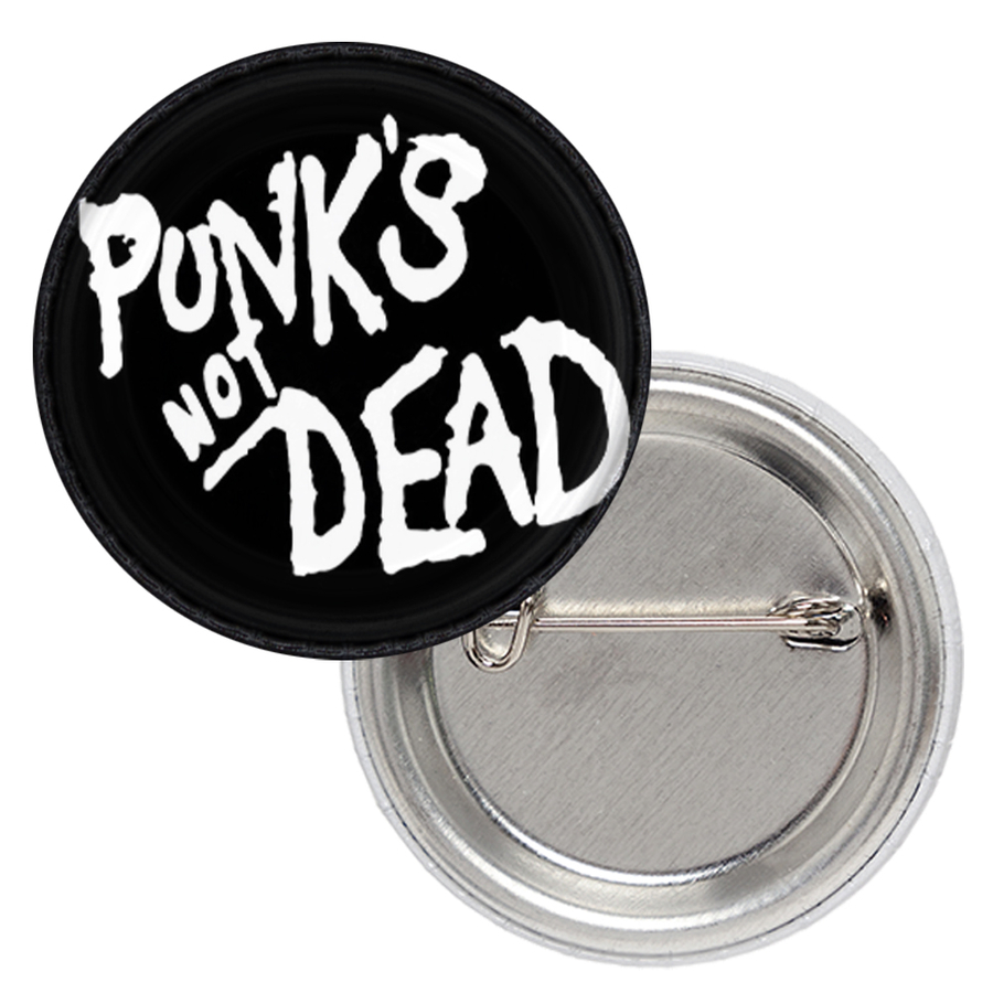 Значок Punk’s Not Dead (white logo) - купить значок Punk’s Not Dead в ...