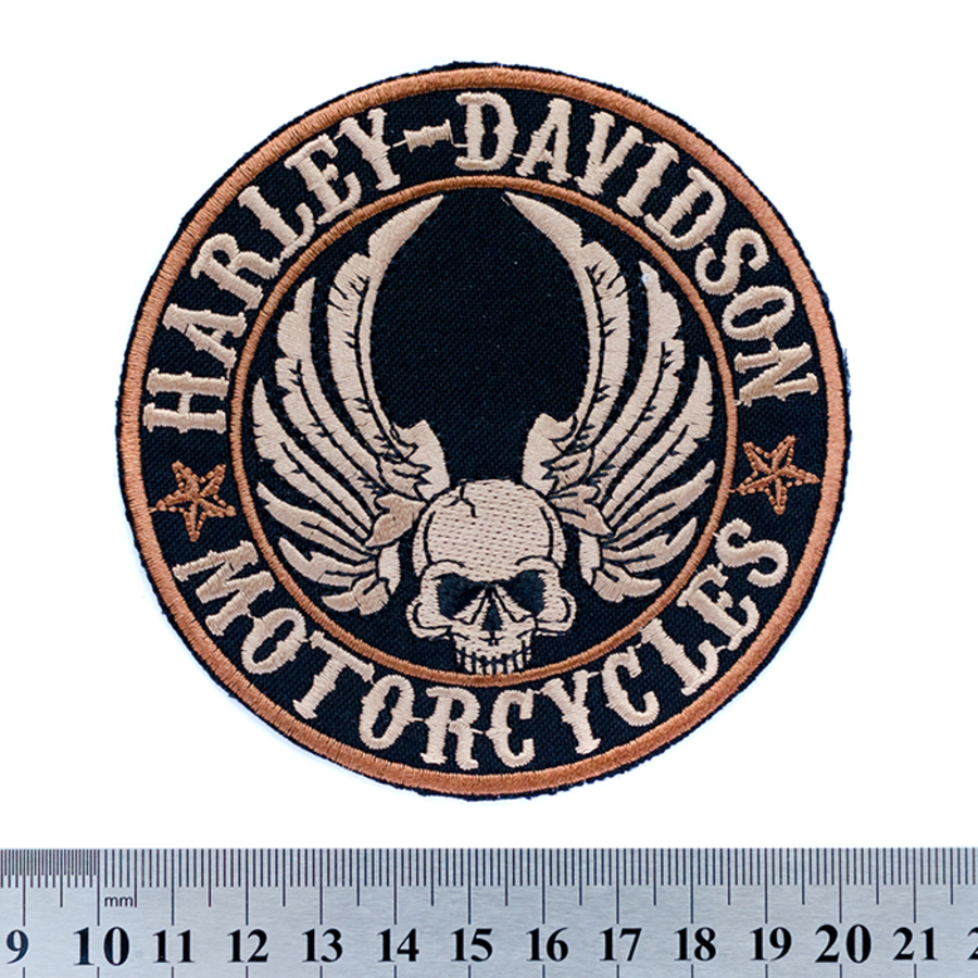 Нашивка Harley-Davidson "Motorcycles" - купить мужские/женские Нашивки ...